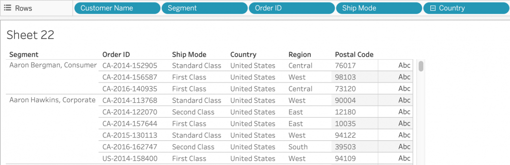 How to display more than 6 columns in Tableau - Tableau Training