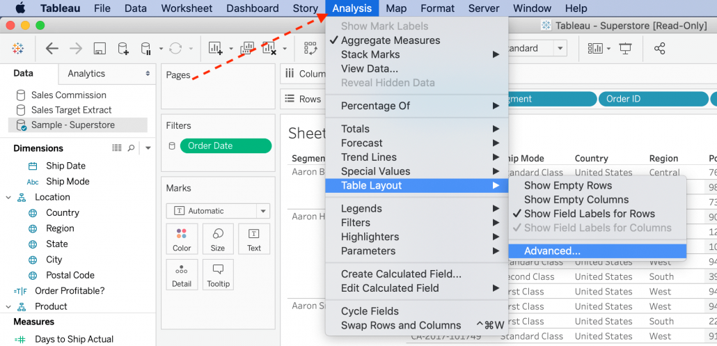 How to display more than 6 columns in Tableau - Tableau Training